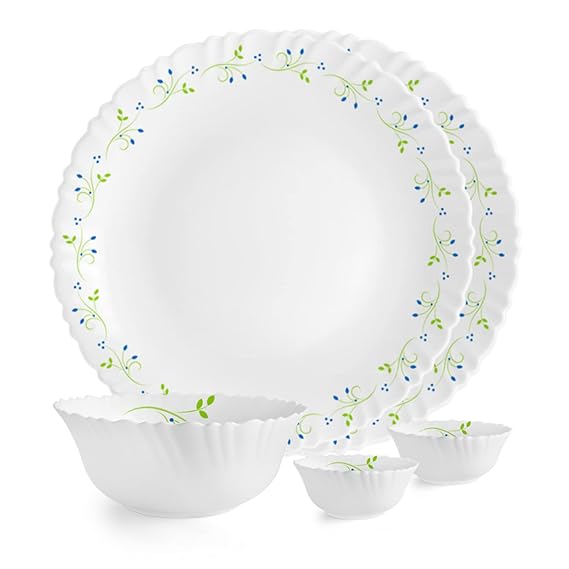 Cello Opalware Dazzle Tropical Lagoon 5 Units | Opal Glass Dinner Set ...