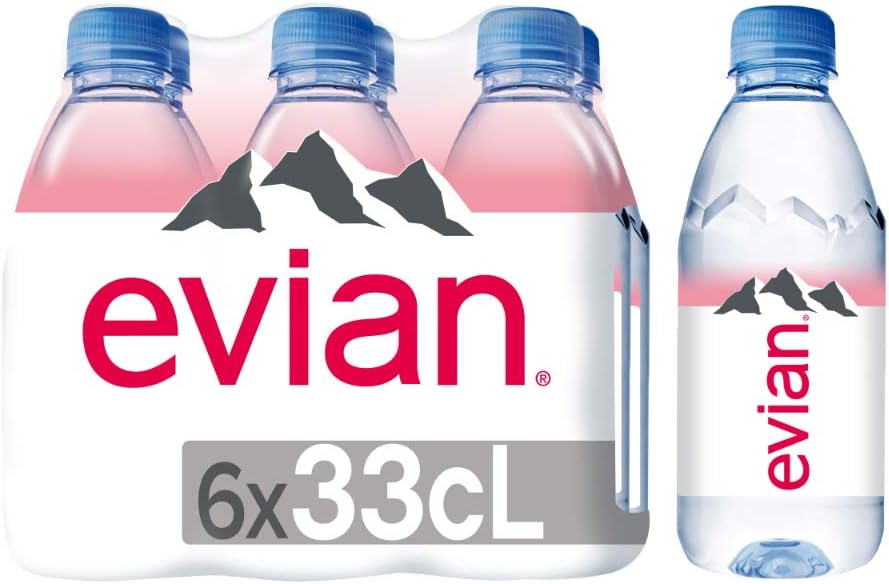Amazon.com: evian Natural Spring Water, Bottled Natural Spring Water ...
