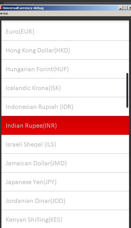 Aplicación Universal Currency en Amazon Appstore
