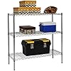 Amazon.com: Apollo Hardware Chrome 3-Shelf Wire Shelving with Wheels 14 ...