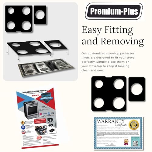 Premium Plus Stove Protectors for KitchenAid Gas cooktop Model ...