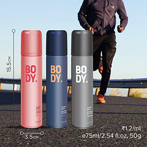 MINISO Deodorant for Unisex, Pack of 3, Long Lasting Body Spray - Price ...