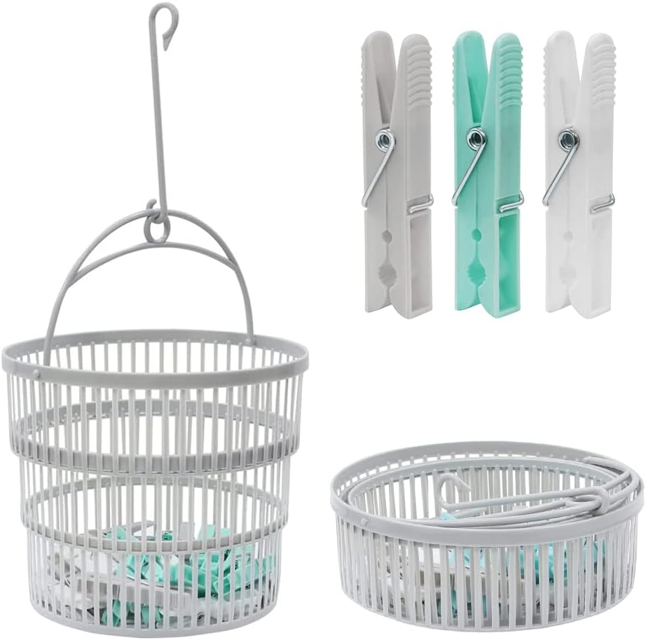 JVL Pack of 36 durable clothes washing peg in assorted colours : Amazon ...