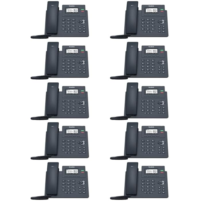 Buy Yealink SIP-T31G IP Phone [10 Pack] 2 VoIP Accounts. 2.3-Inch ...
