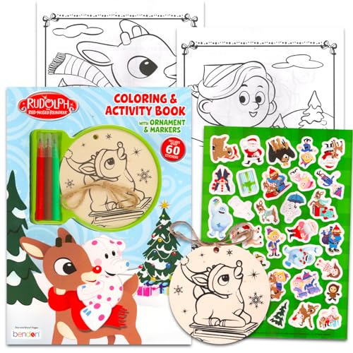 Snapklik.com : Rudolph The Red Nosed Reindeer Coloring Books For Kids ...