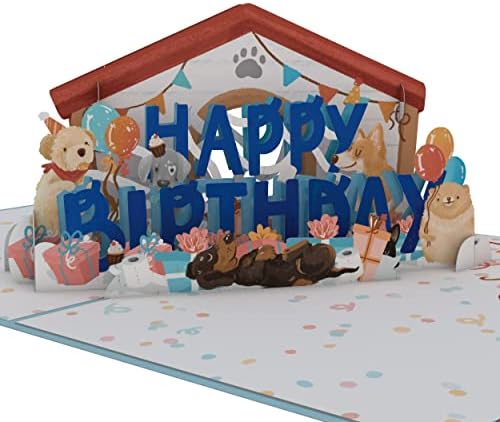 Amazon.com : FunPop 3D Birthday Pop-Up Cards- Cat, Dog, Bear, Rabbit ...