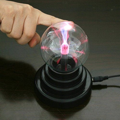 Amazon.com: USB Plasma Ball Sphere Light Lamp Desktop Light Show Party ...