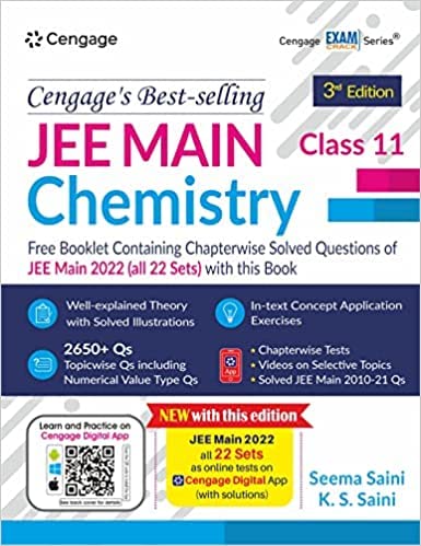 CENGAGE JEE MAIN CHEMISTRY FOR CLASS 11TH 3rd Edition : Amazon.in: Books