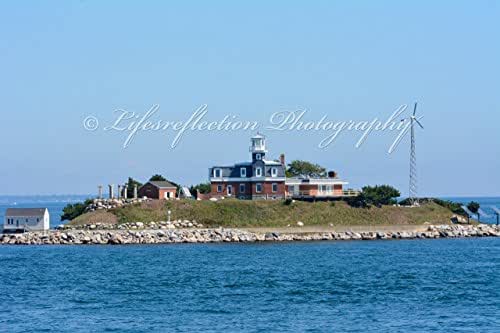 Amazon.com: North Dumpling Lighthouse NY, Photography, Nautical Decor ...