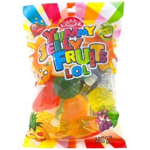 Amazon.com: Yummy Jelly Fruits LOL 10 pieces 12.3oz HALAL