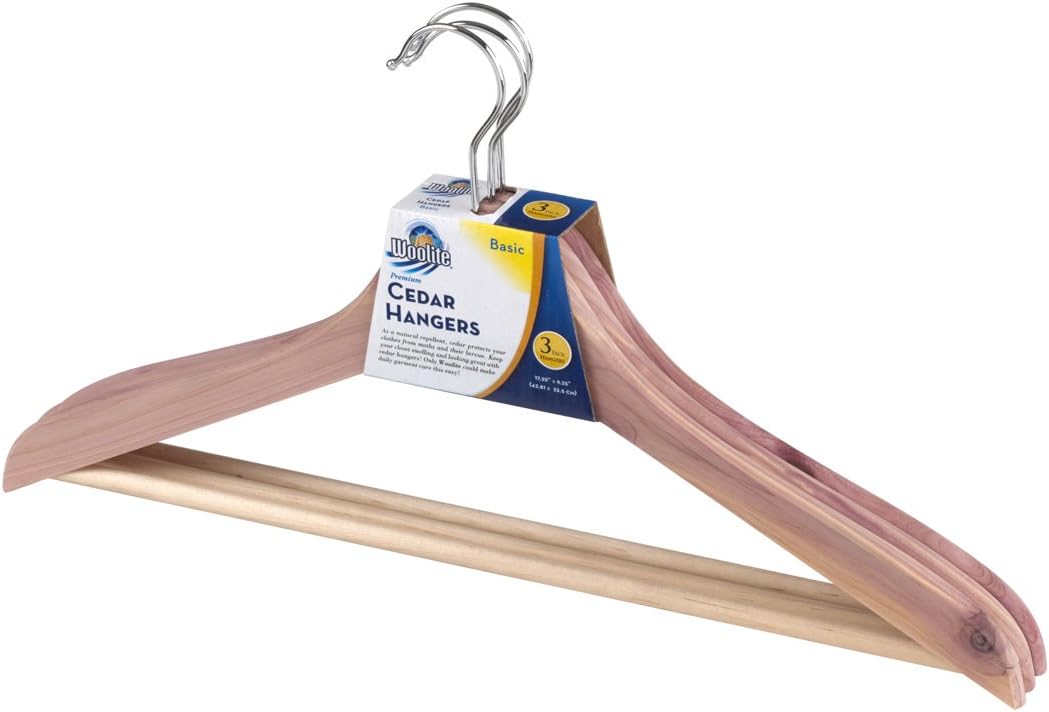 Amazon.com: WOOLITE Cedar Basic Hanger : Home & Kitchen