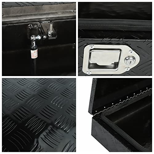 Snapklik.com : Aikosin 34 Inch Aluminum Black Truck Tool Box Pickup ...