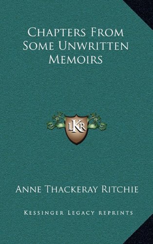 Amazon.co.jp: Chapters from Some Unwritten Memoirs : 本