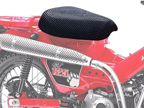 Amazon | For CT125 CT110 CC110 CC50 トレイル125 モーターサイクルアクセサリー用 3Dステレオ通気性メッシュシートクッションカバー保護カバー エアフロー ...