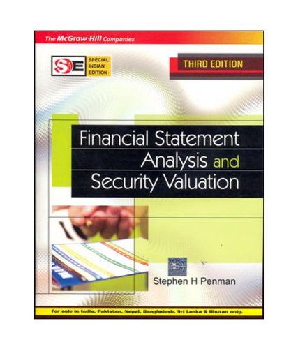 Financial Statement Analysis and Security Valuation : Stephen Penman ...