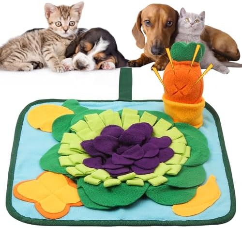 Amazon.com: Snuffle Mat for Dogs Small - Cat Snuffle Mat for Slow ...