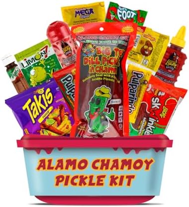 Amazon.com : Alamo Chamoy Pickle Kit, Mexican Candy Mix make the Famous ...