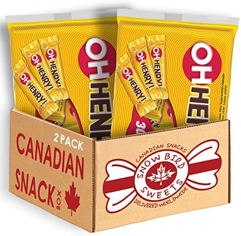 Amazon.com: Oh Henry Candy Bars 450g (30 count) (Pack of 2) by Snowbird ...