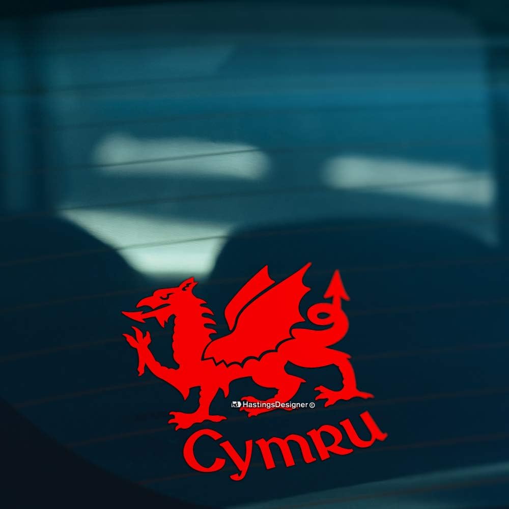 Welsh Dragon Cymru Wales Car Van Bumper Window Vinyl Decal Sticker ...