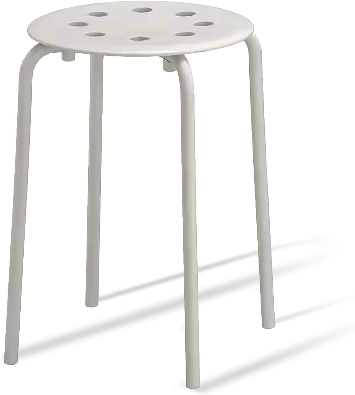 Amazon.com: home stuff Marius Metal Stacking Stools 18"x17", Round Seat ...
