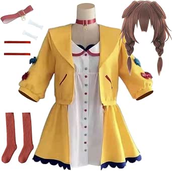 Amazon.com: AIUKAKP VTuber Inugami Korone Cosplay Costume Outfit,Korone ...