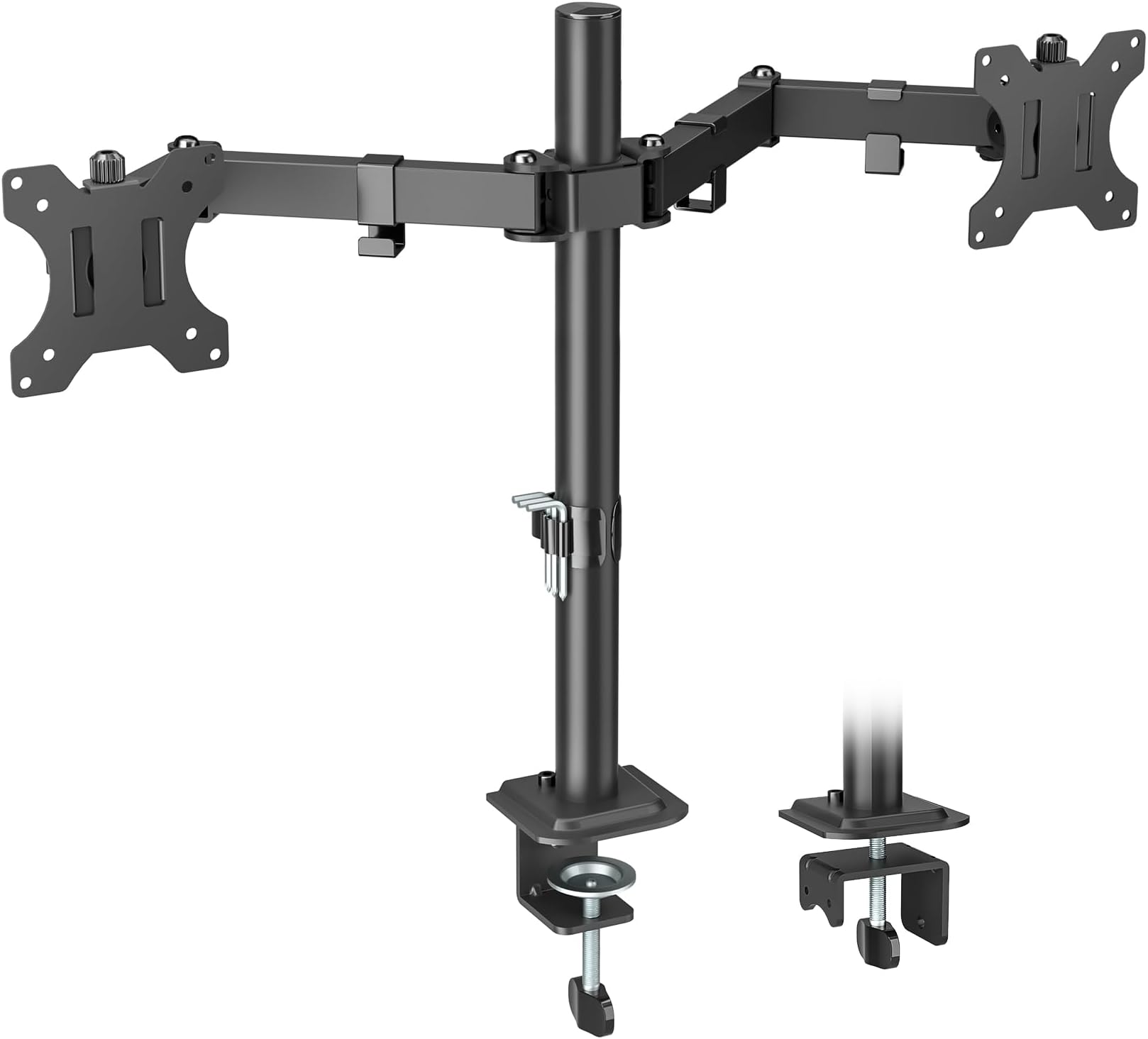 Amazon.com: ErGear Dual Monitor Stand, Heavy Duty Adjustable Monitor ...