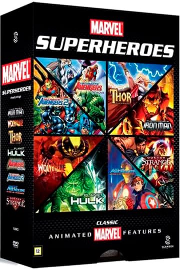 Marvel Superheroes Animated Collection - 8-DVD Box Set ( Planet Hulk ...