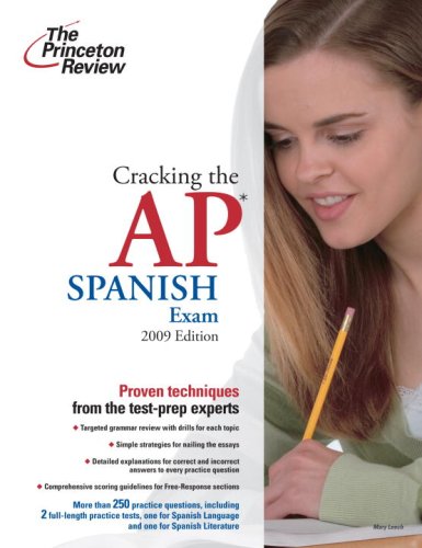 Amazon.com: Cracking the AP Spanish Exam with Audio CD, 2009 Edition ...