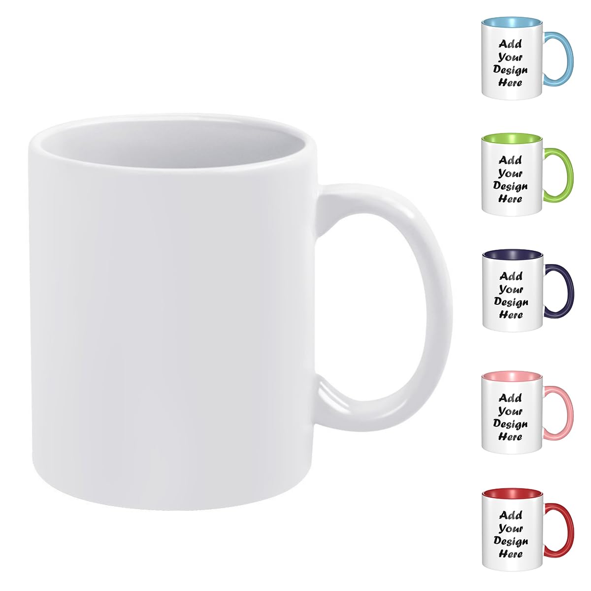 Amazon.com: Yhbtgvrce Customized 11 Oz Ceramic Coffee Mugs with Text ...