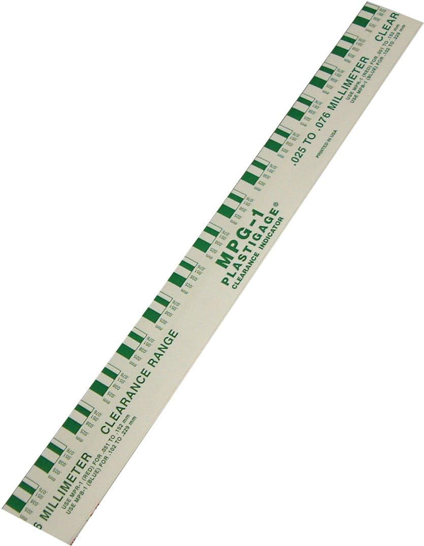 Amazon.com: GOODSON PLASTIGAGE Green Bearing Clearance Measuring Tool ...