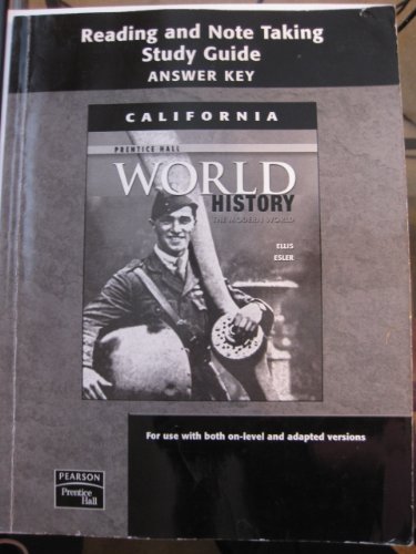 World History Reading and Note Taking Study Guide Answer Key: Prentice ...