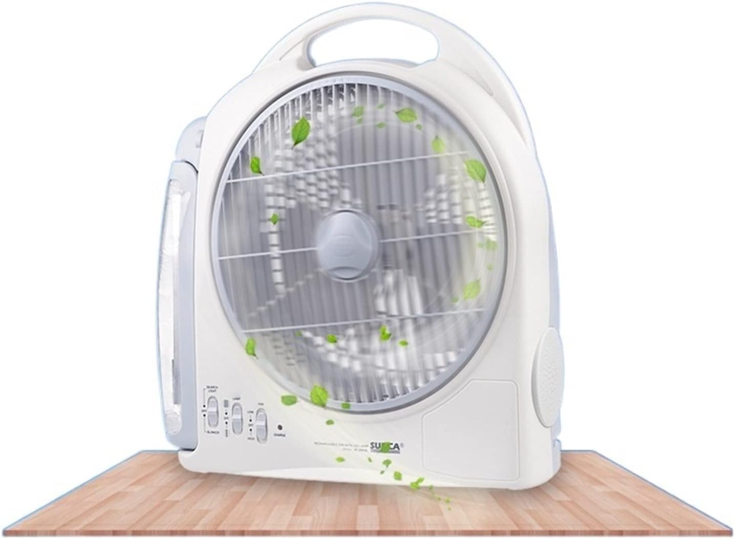 VATTEA Electric Fan 10 Inch AC And DC Dual-purpose Emergency Fan ...