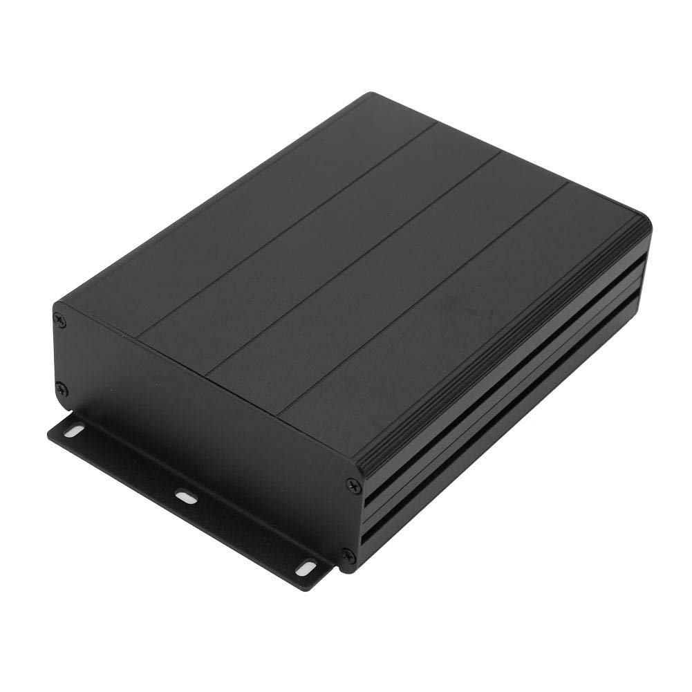 Electronic Project Aluminum Box 45×122×160mm / 1.77×4.8×6.3in Black ...