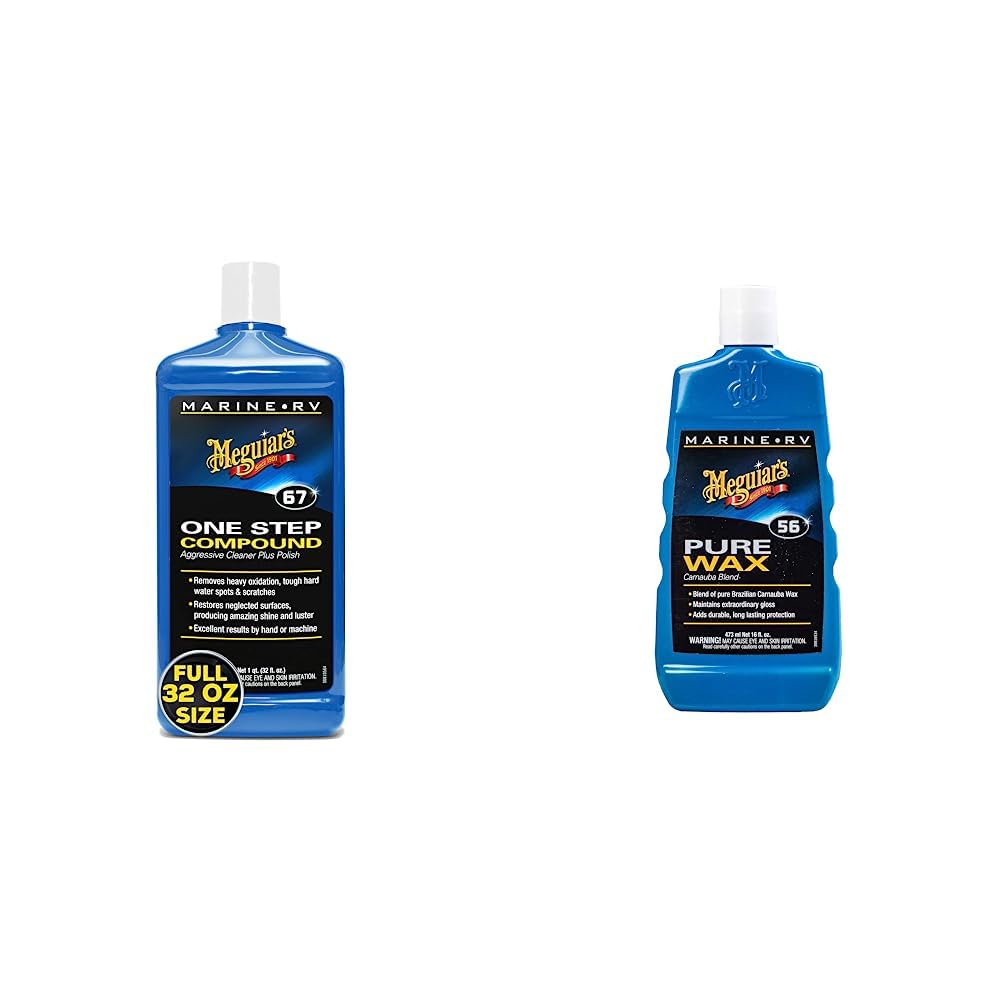 Meguiars Pro Speed Compound Meguiar's Marine One Step Compound - 32 Oz ...