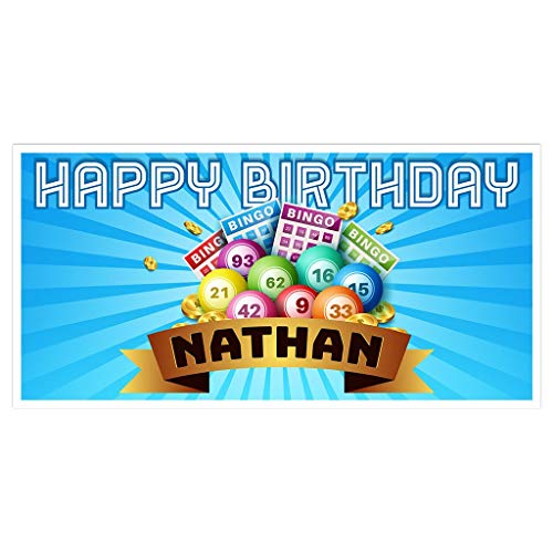 Amazon.com: Bingo Birthday Banner : Home & Kitchen