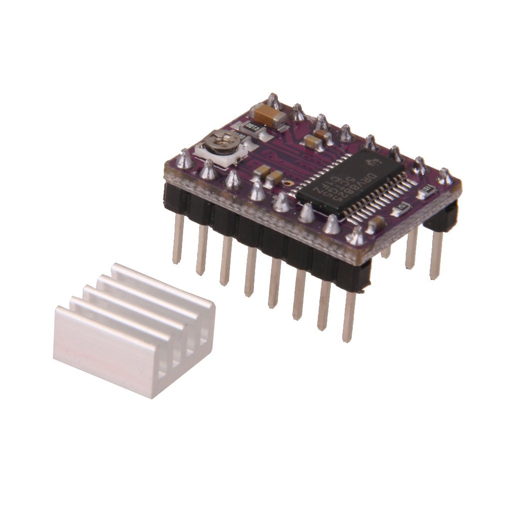 Drv8825 Plastic Stepstick Stepper Motor Driver Module With Heatsink For ...