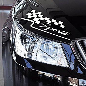 ARWY car stickers exterior white sport car sticker for window Hood ...