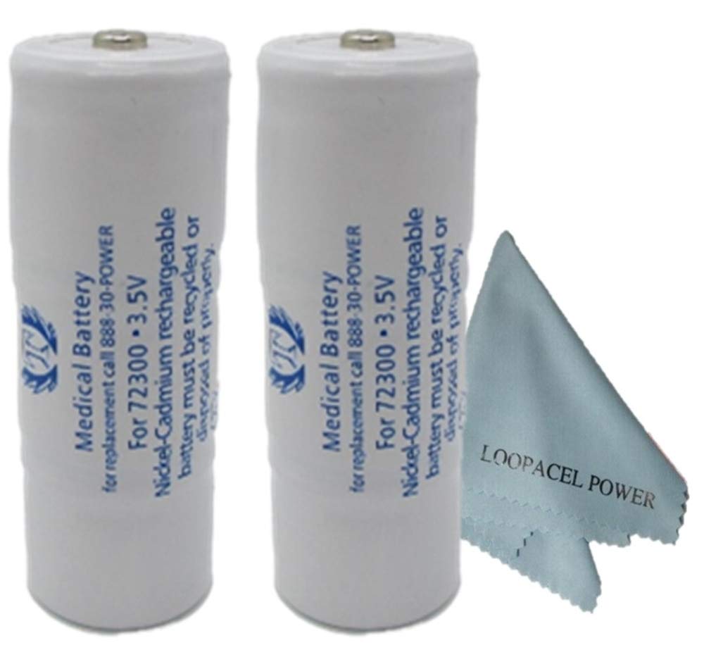 Amazon.com: 2 Titon 72300 Replacement Battery for Welch Allyn 72300 3 ...