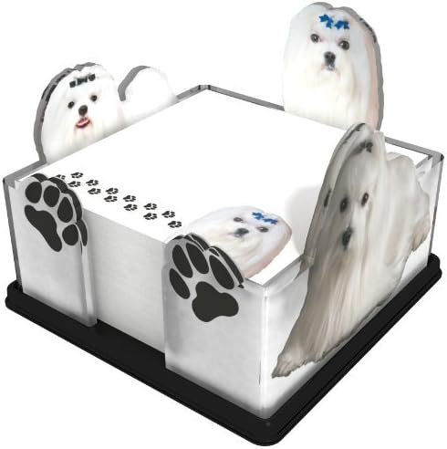 Amazon.co.jp: 【並行輸入品】Got Yo Gifts Maltese Paws Note Holder : ホーム＆キッチン