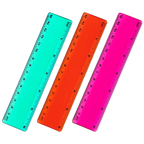 Snapklik.com : Color Plastic Ruler Straight Ruler Assorted Color Ruler ...
