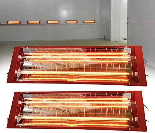 Amazon.com: Xuthusman 2Pcs 2KW Spray Baking Booth Infrared Paint Curing ...