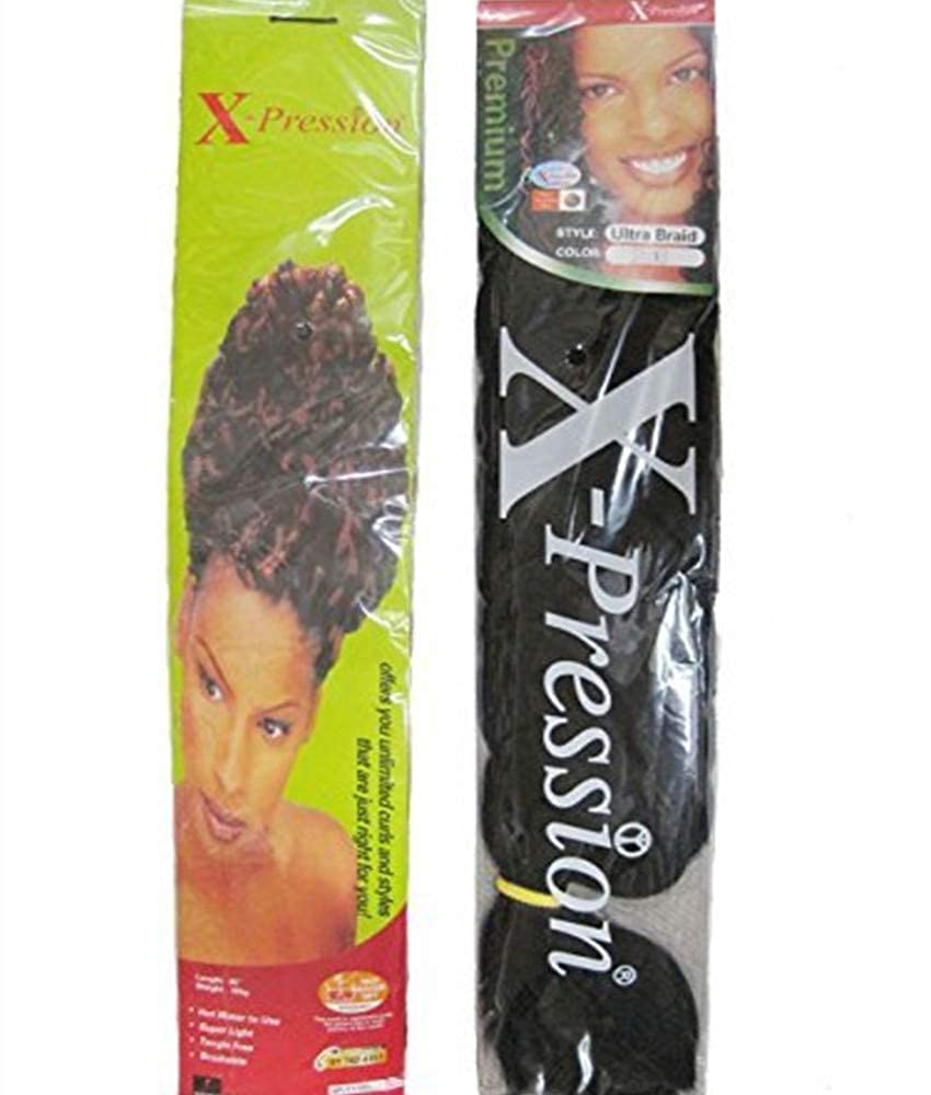 Xpression Hair Extensions 3 Pack Bundle X Pression Hair 100%