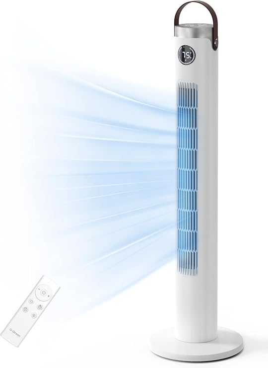 Amazon.com: Simple Deluxe Tower Fan with Remote, 46 Inch Oscillating ...