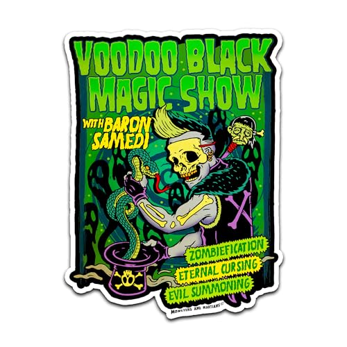 Amazon.com: 4" Voodoo Black Magic Sticker Baron Samedi Witch Doctor ...