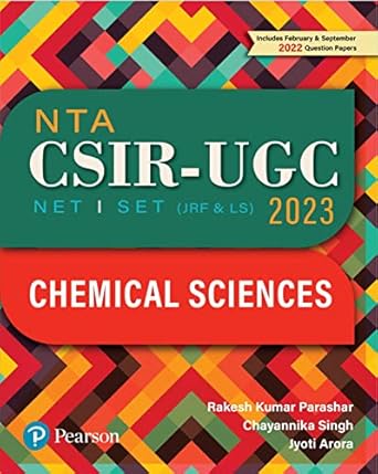 Buy Nta Csir - Ugc/Net/Set/(Jrf & Ls) Chemical Science 2023 | Previous 10 Years' Net And Gate ...
