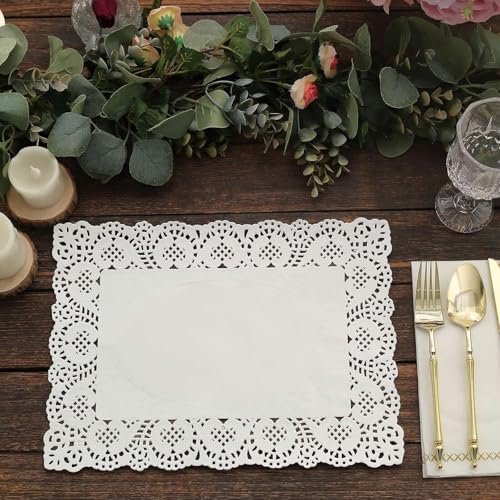 Amazon.com: Youyole 150 Pcs Assorted Sizes Paper Doilies for Food 3 ...