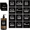 Amazon.com: 36 Pcs Hand Soap Labels Waterproof, v2croft Minimalist ...