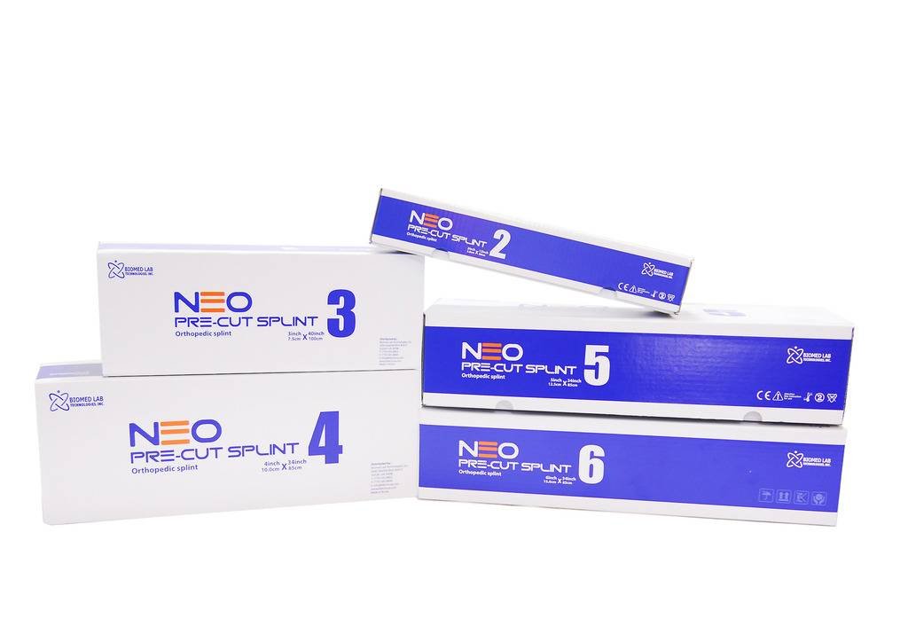 Amazon.com: NEO Orthopedic Splint (Pre-Cut Length) - 2" x 12" (5" x 34 ...