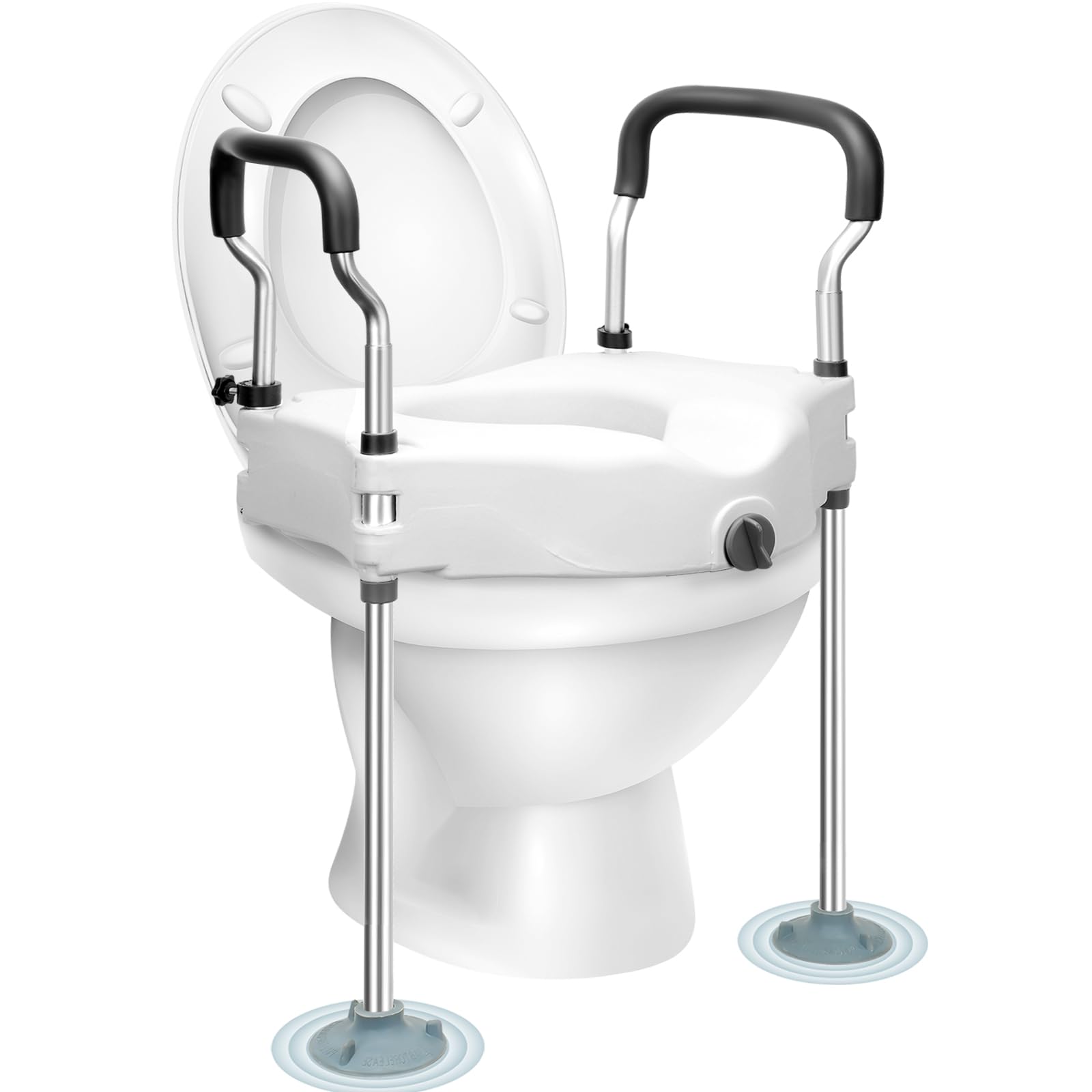 Snapklik.com : Jhkopqe Toilet Seat Risers For Seniors,Raised Toilet Seat
