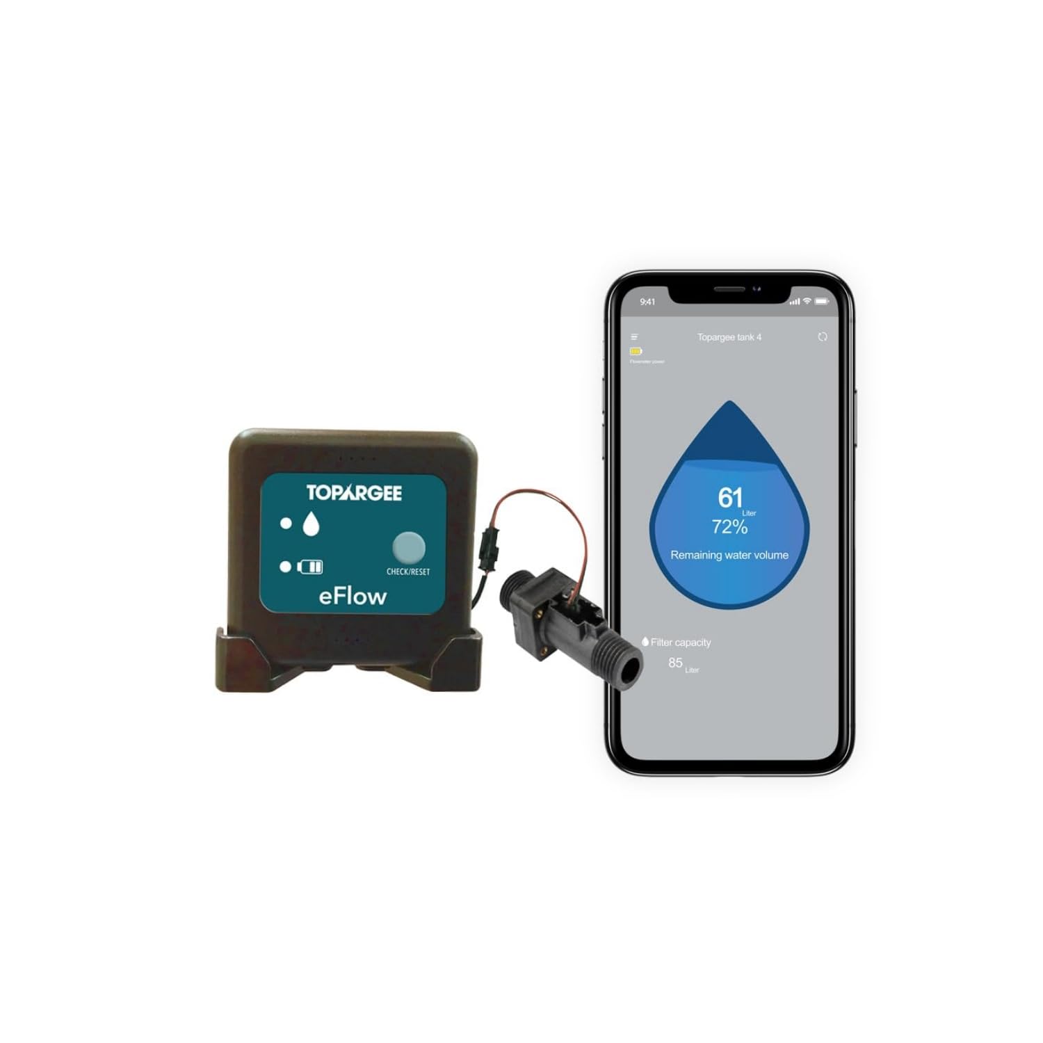 Bluetooth Water Tank Gauge - Monitor Water Usage & Nepal | Ubuy